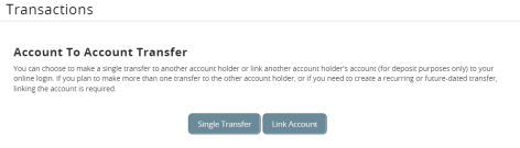 Making account to account transfers